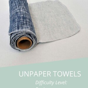 PDF Sewing Pattern for Unpaper Towels, Zero Waste Eco-friendly ...