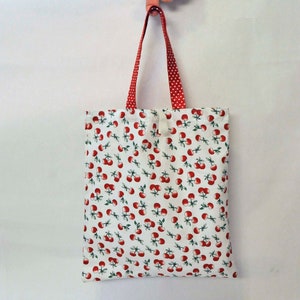 Roll up Shopping Bag Sewing Pattern, PDF Downloadable Sewing Tutorial ...