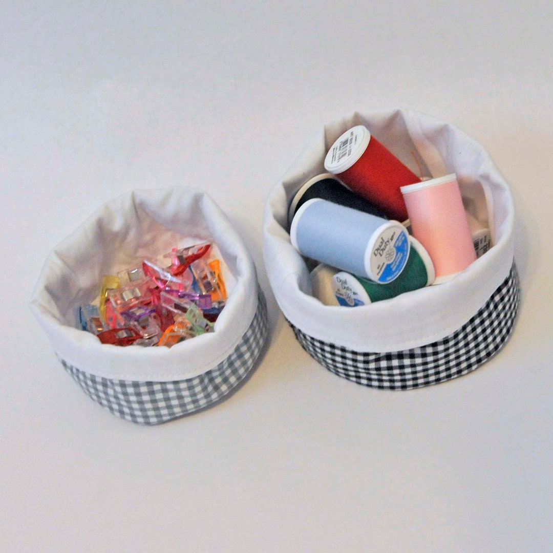 Round Trinket Bowl, 4 Sizes PDF Downloadable Sewing Pattern, Home ...