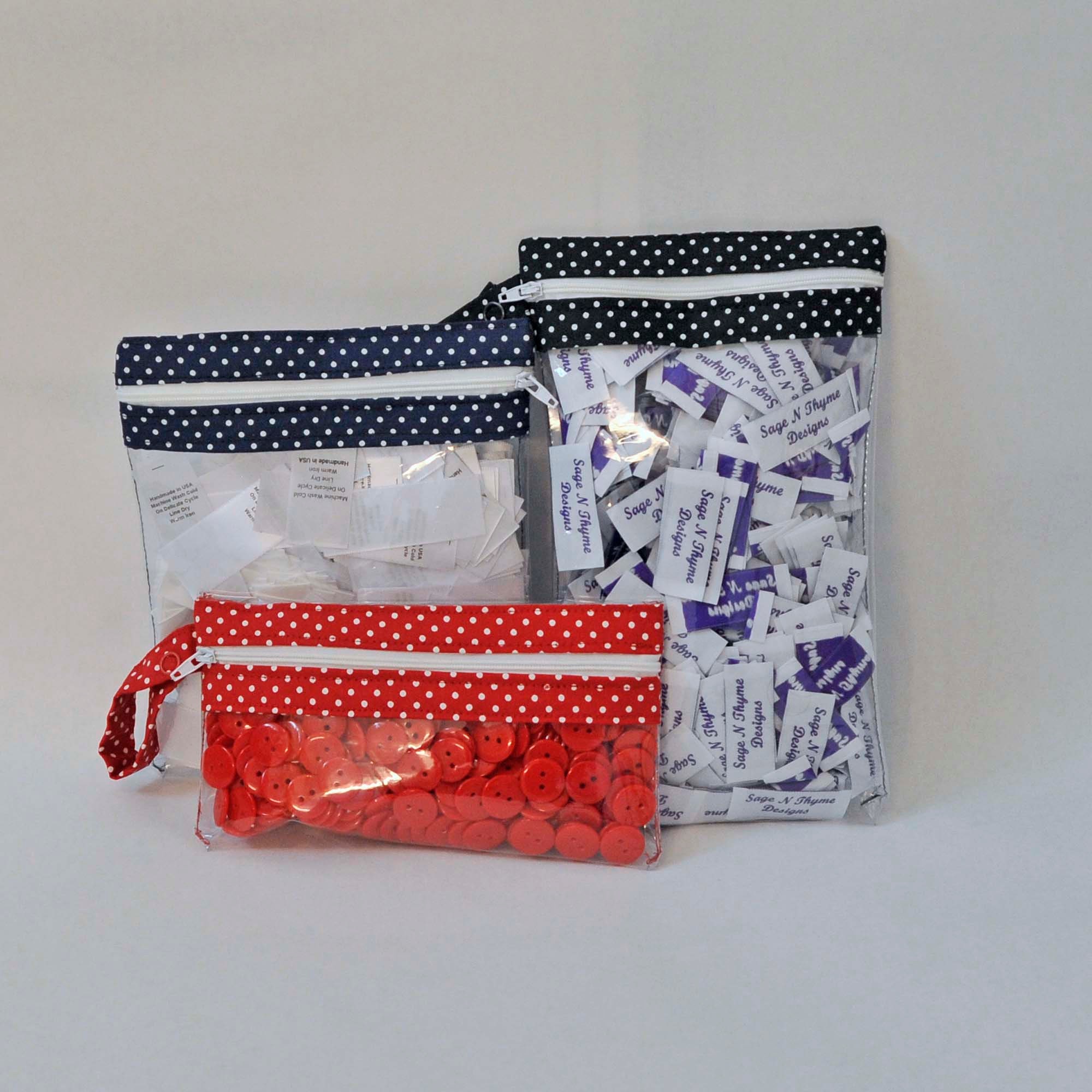 PDF Sewing Pattern Clear Vinyl Zipper Pouch See Through Zip - Etsy