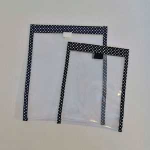 PDF Sewing Pattern Clear Vinyl Project Bag, Easy View Vinyl Pouch ...