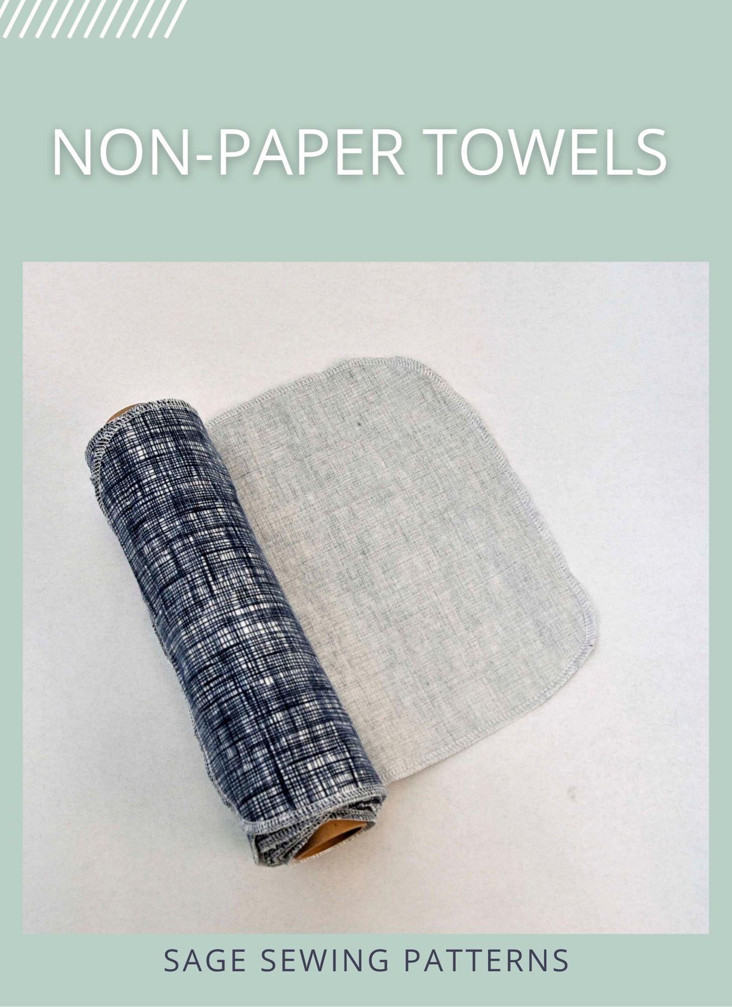 PDF Sewing Pattern for Non-paper Towels, Zero Waste Eco-friendly ...