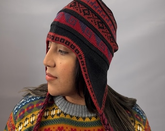 peruvian hat knitting pattern