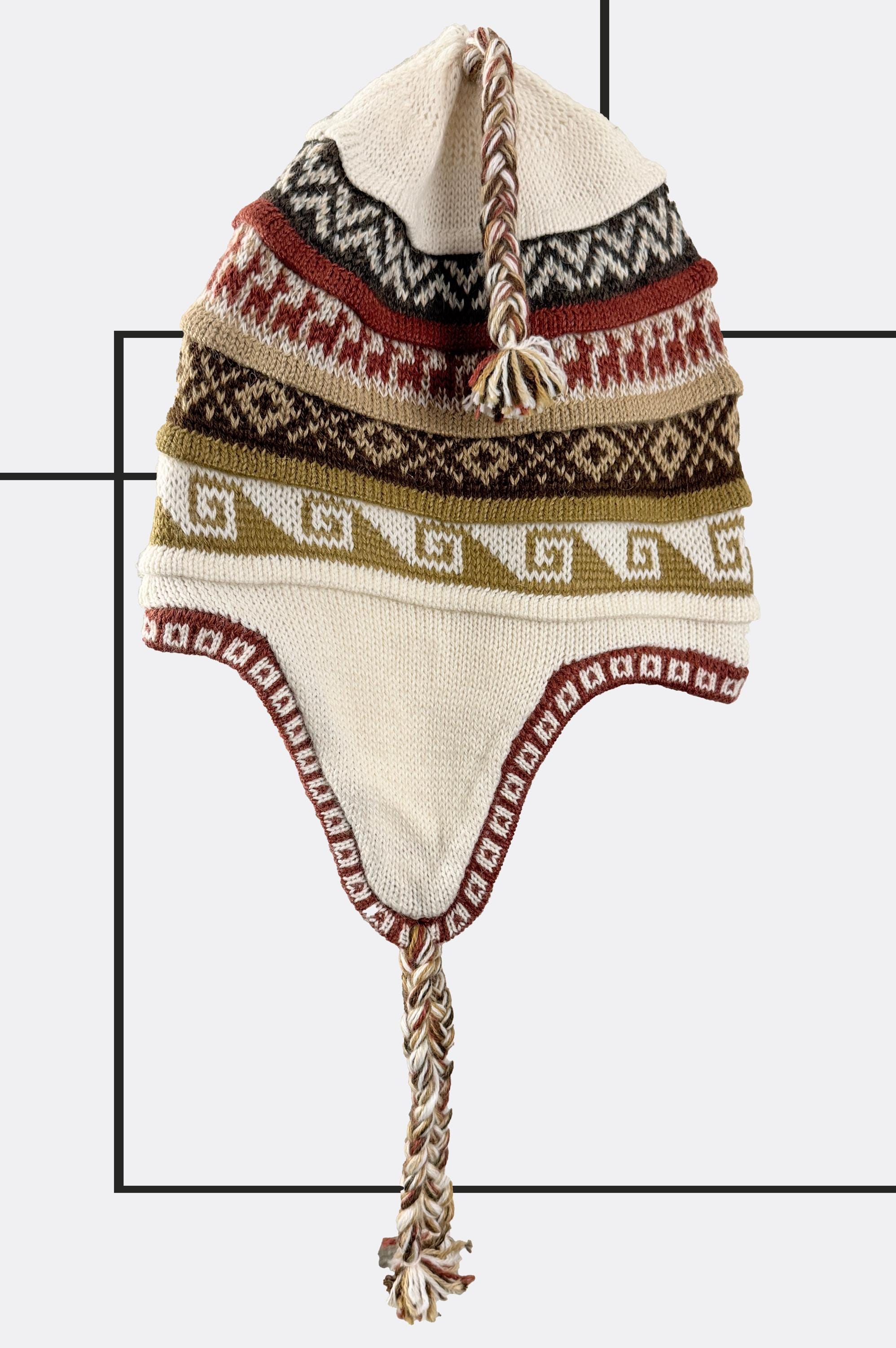 Handmade Alpaca Chullo Hat: Peruvian Knit Beanie - Etsy