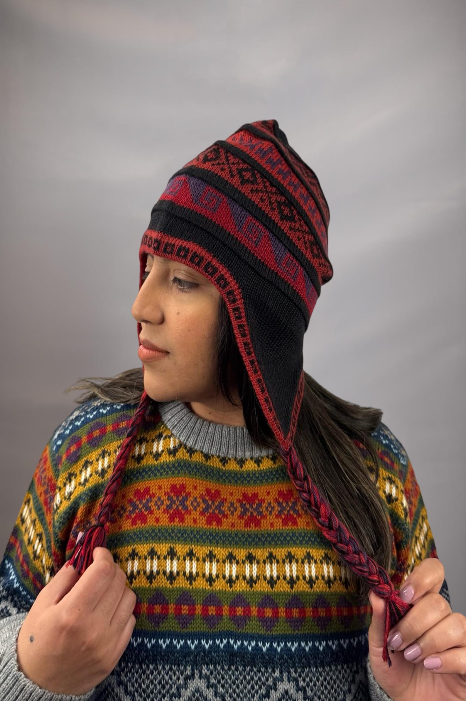 Handmade Alpaca Chullo Hat: Peruvian Knit Beanie / Unisex - Etsy