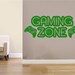 Gaming Zone Wall Sticker Gamer, Boys Room Gaming Wall Art Video Games ...