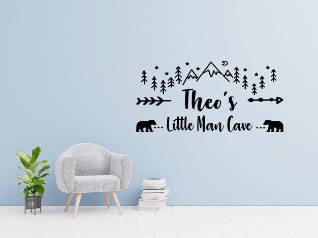 Little Man Cave Decal - Etsy