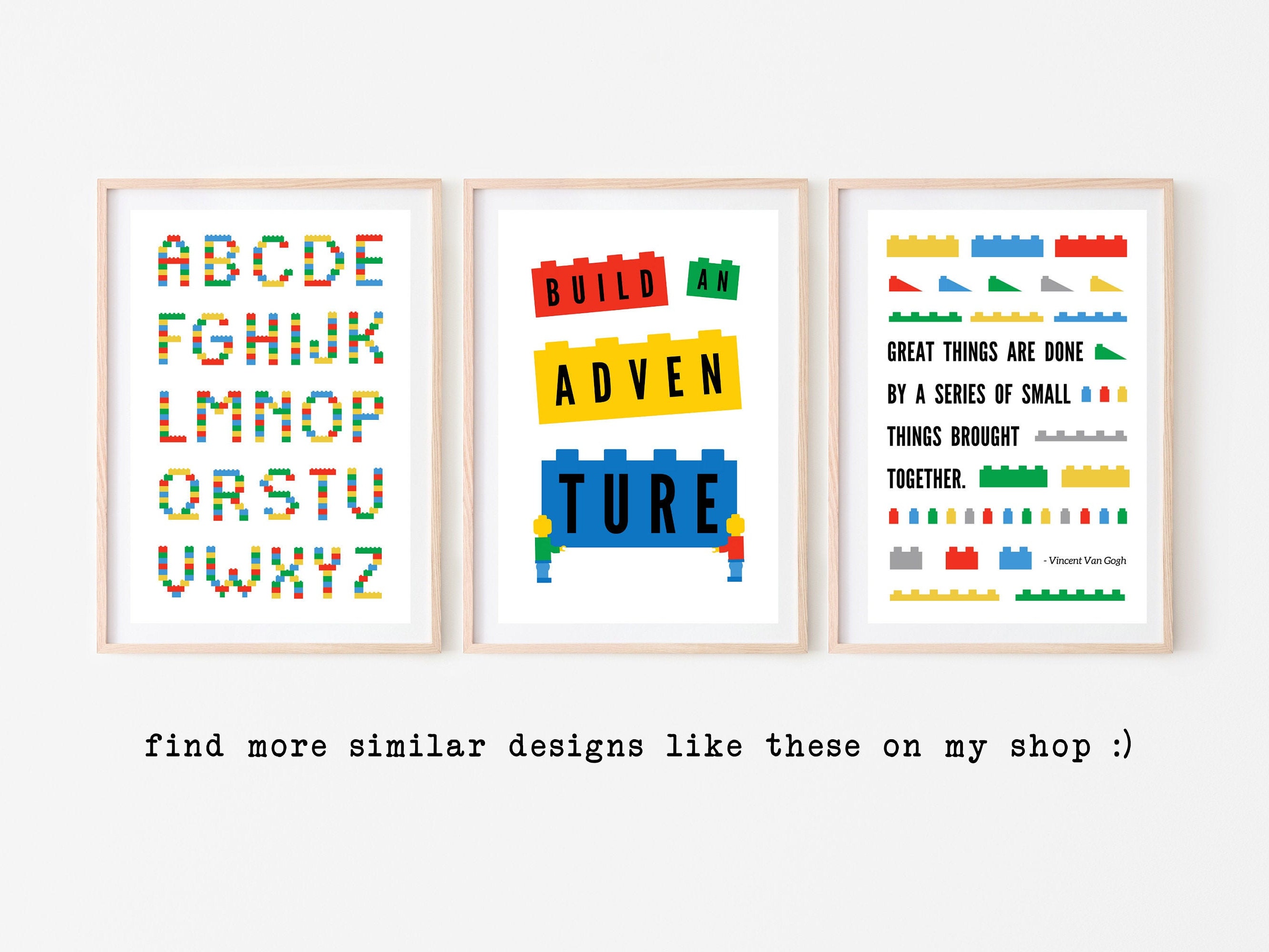 Building Block Inspired Wall Art Building Block Quote | Etsy