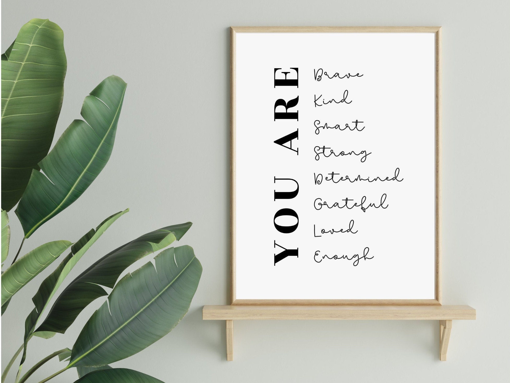 Positive Affirmations Wall Decor, Wall Art, You Are Special - Etsy