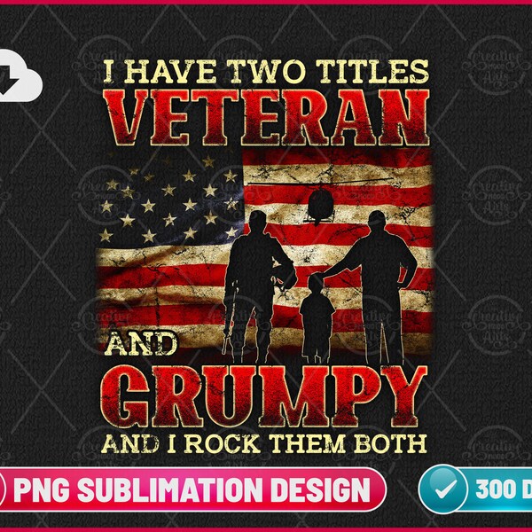 Grumpy Old Veteran - Etsy