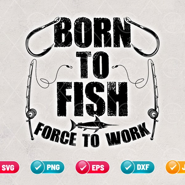 Born to Fish - Etsy