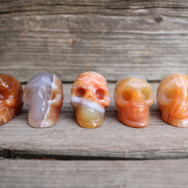 Agate Skull - Etsy