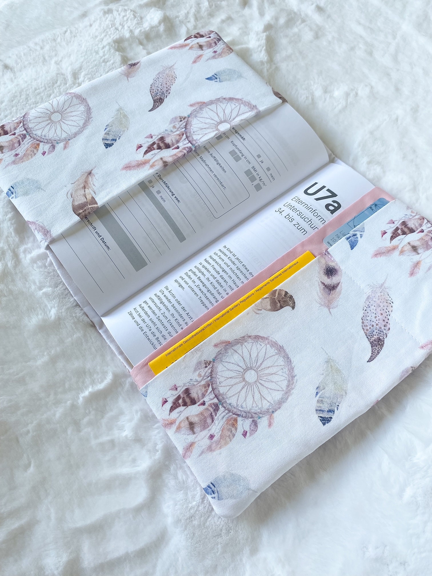 U-Heft Hülle für Mädchen mit Namen personalisierbar - Etsy België