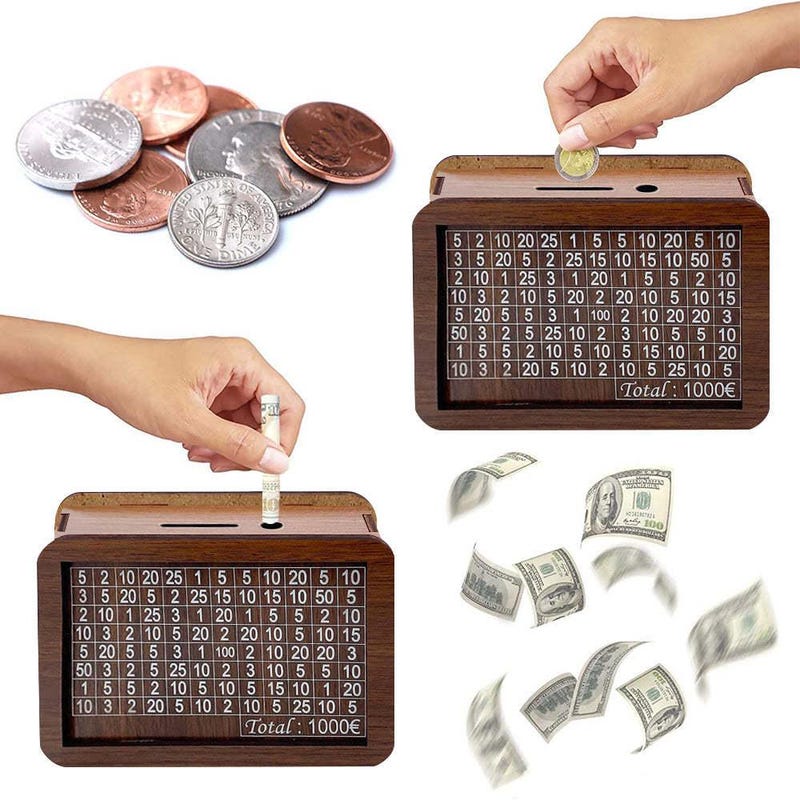 Wooden Savings Boxes - Etsy