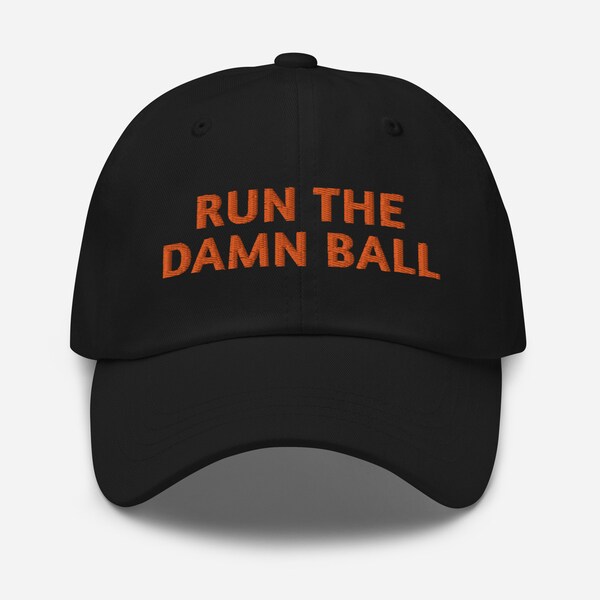 Run the Damn Ball Hat - Etsy