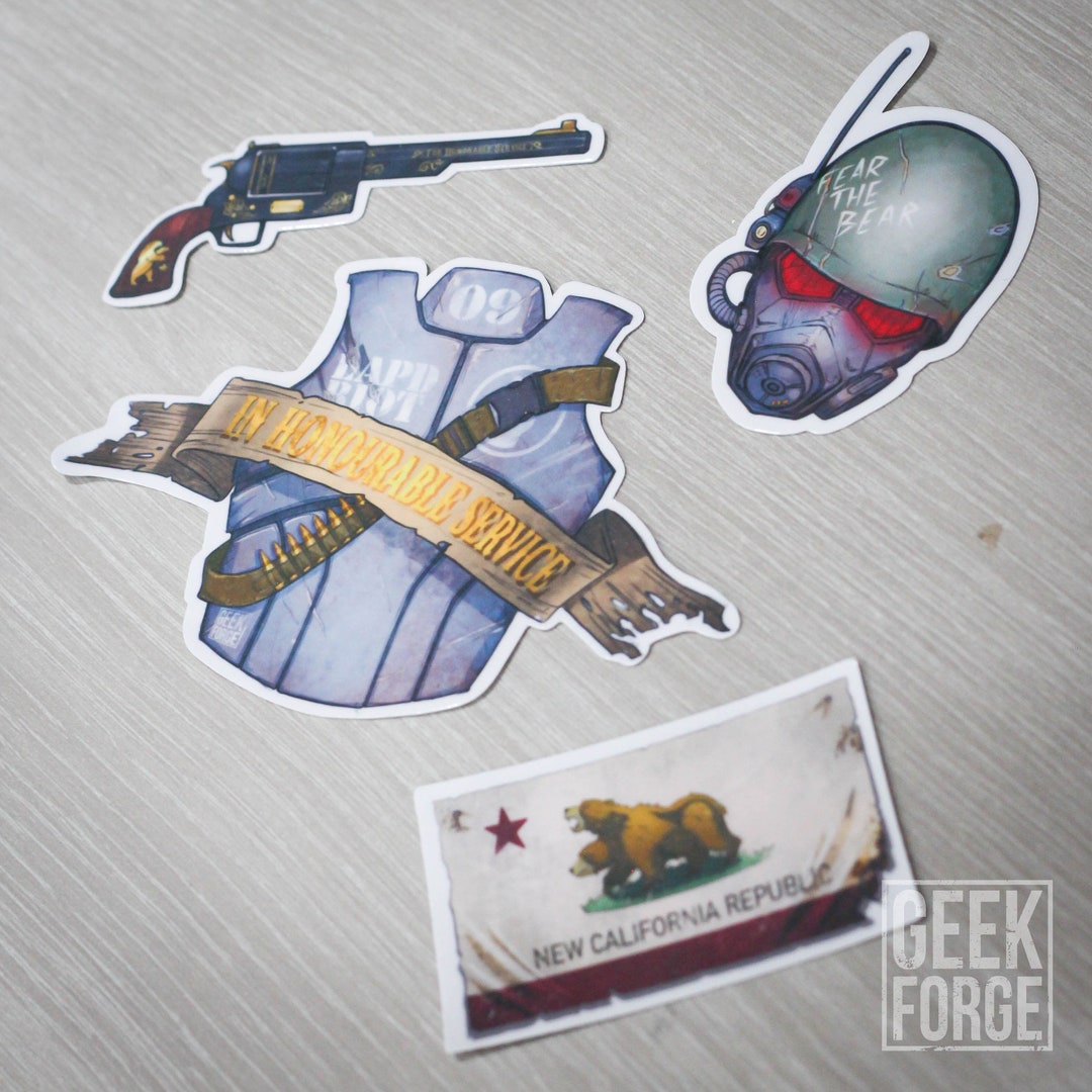 New Vegas Inspired – NCR Ranger Sticker – Fallout Style Vinyl Decal ...