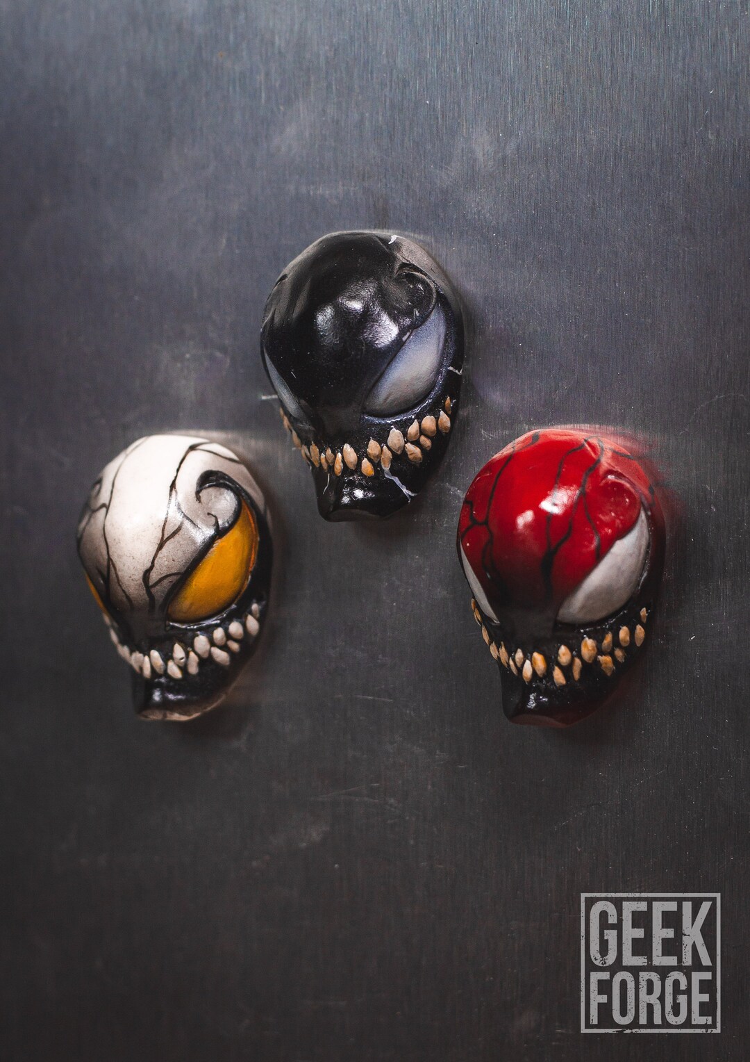 Venomous Badges/magnets / Resin / 3d Badge / Comic Inspired - Etsy