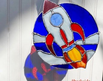 Stained Glass Rocket - Etsy