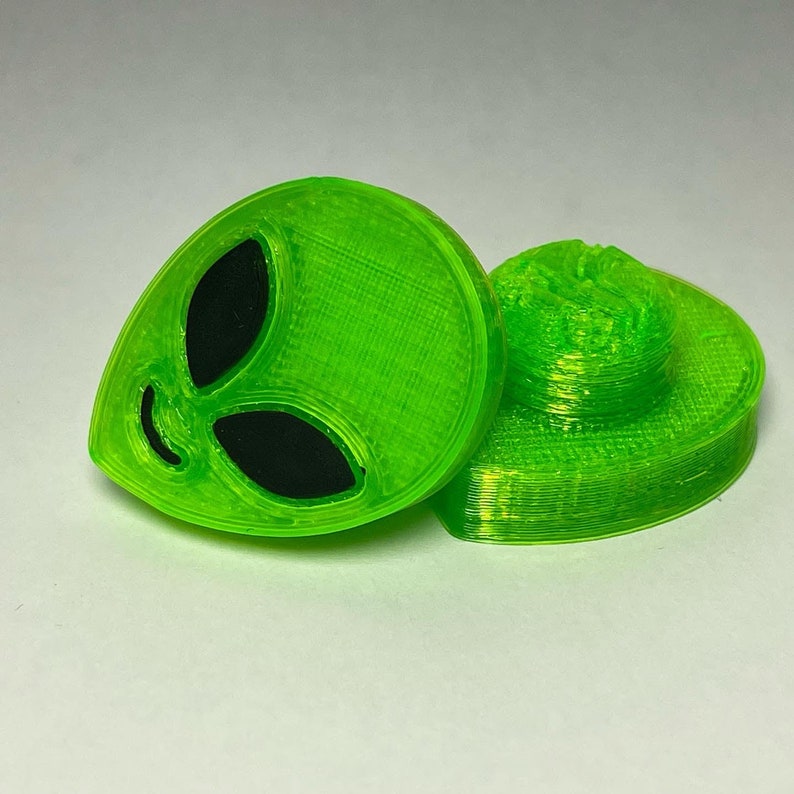Roller Skate Toe Plugs: Alien Head Neon Green - Etsy