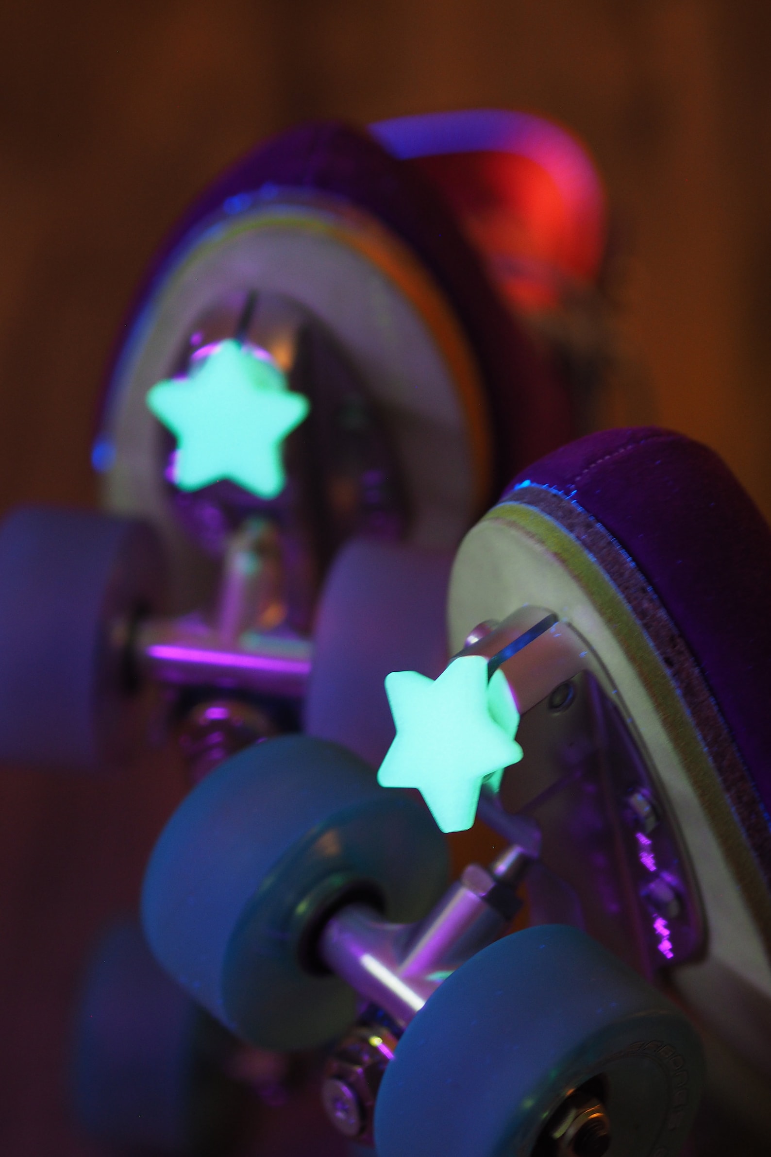 Roller Skate Toe Plugs: Glow in the Dark STARS - Etsy