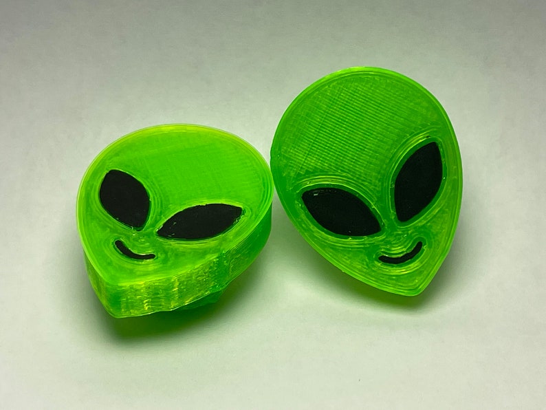 Roller Skate Toe Plugs: Alien Head Neon Green - Etsy