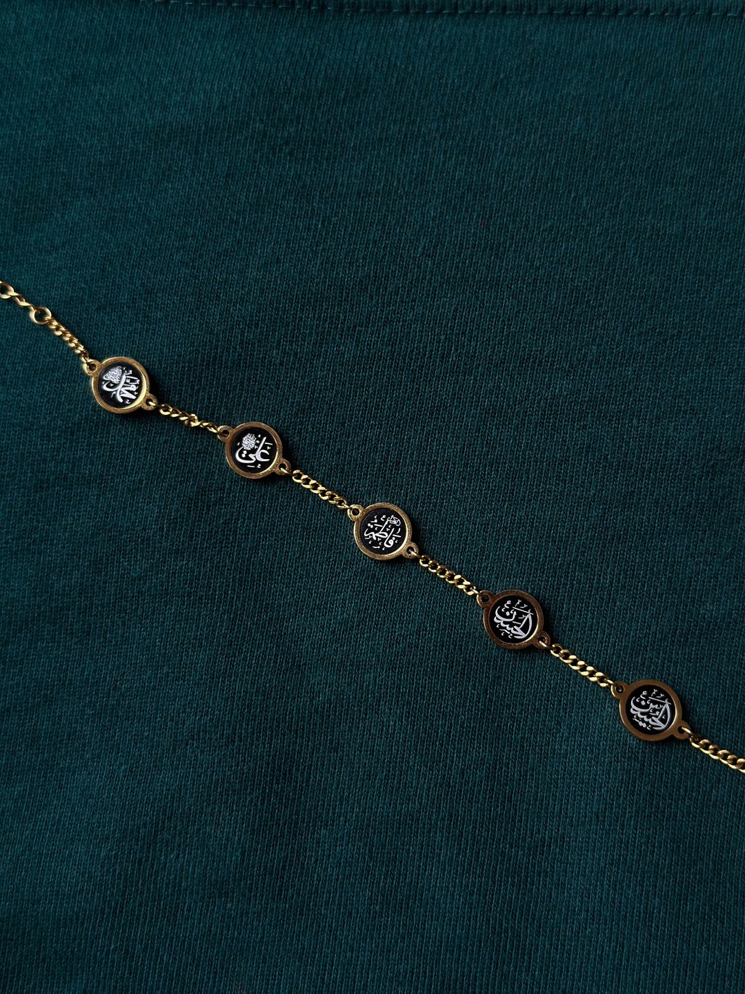 Sufico Panjtan Pak the 5 Purified Ones Bracelet With Prophetic Sandal ...