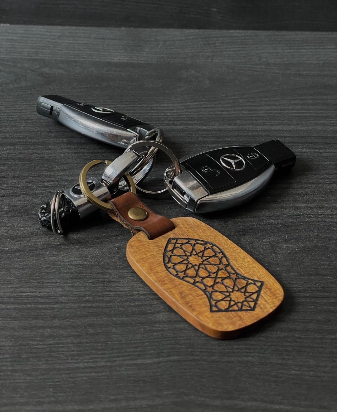 Organic Wooden Prophetic Sandal Nalain Sharif Key Chain With - Etsy