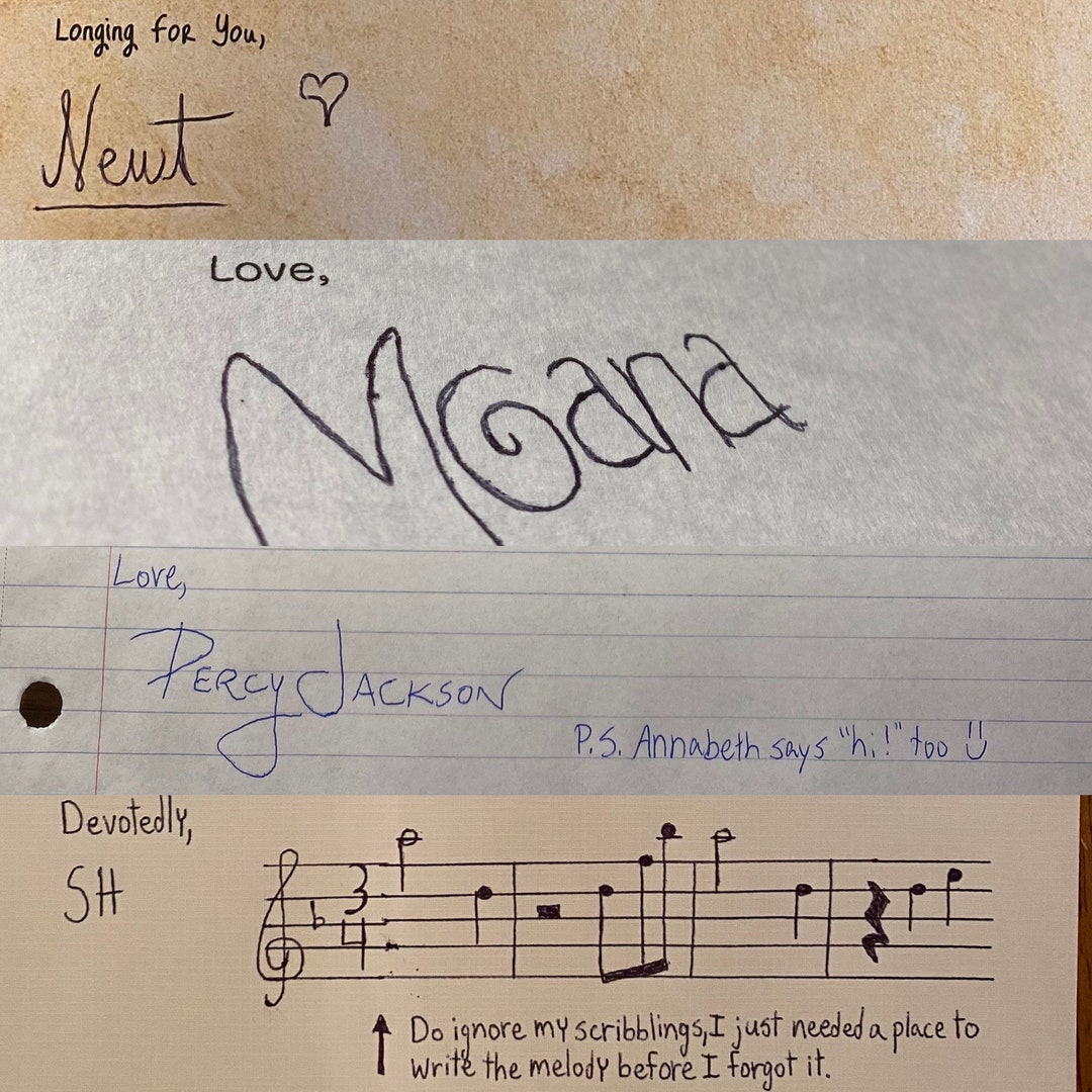 Custom Fictional Character Letter - Etsy