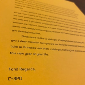 Custom Fictional Character Letter - Etsy