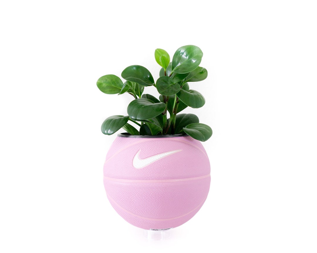 Plntrs - Nike Pink Swoosh Mini Basketball Planter - New Ball With Stand ...