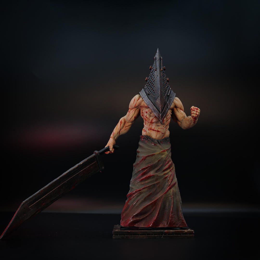 Silent Hill Pyramid Head Horror Hand Painted High Quality Art Figure ...