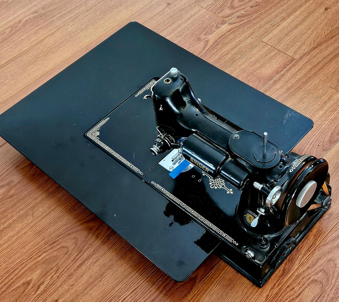 METAL FEATHERWEIGHT EXTENSION Table Hi Gloss Black Aluminum Unbreakable ...