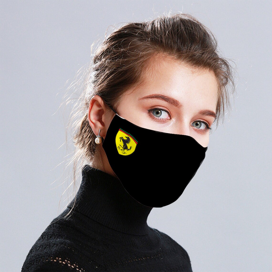 Ferrari Face Mask Ferrari Face Shiled Enzo Ferrari face | Etsy
