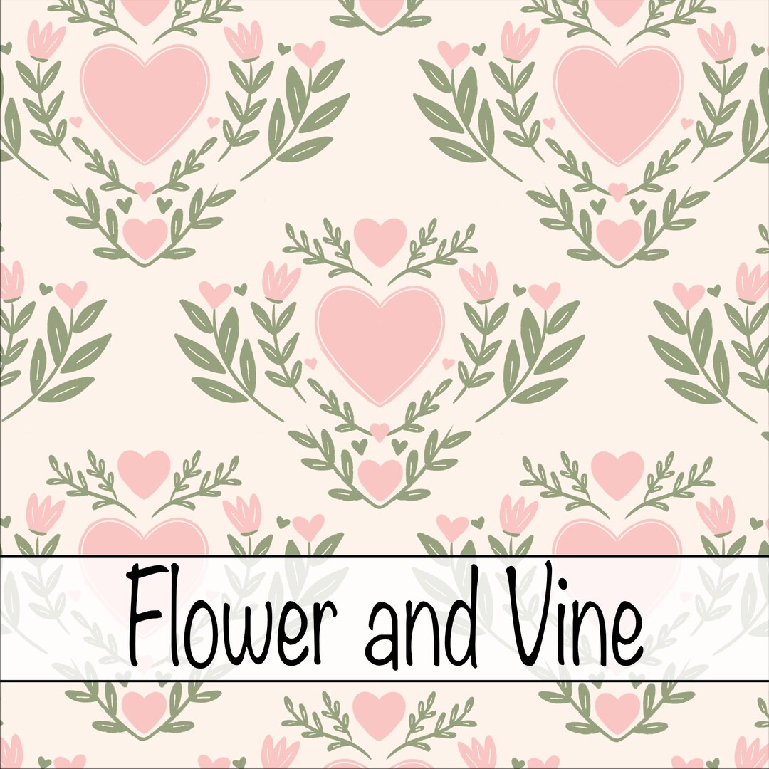 Spring Floral Seamless Files Valentine's Day Seamless File Floral ...