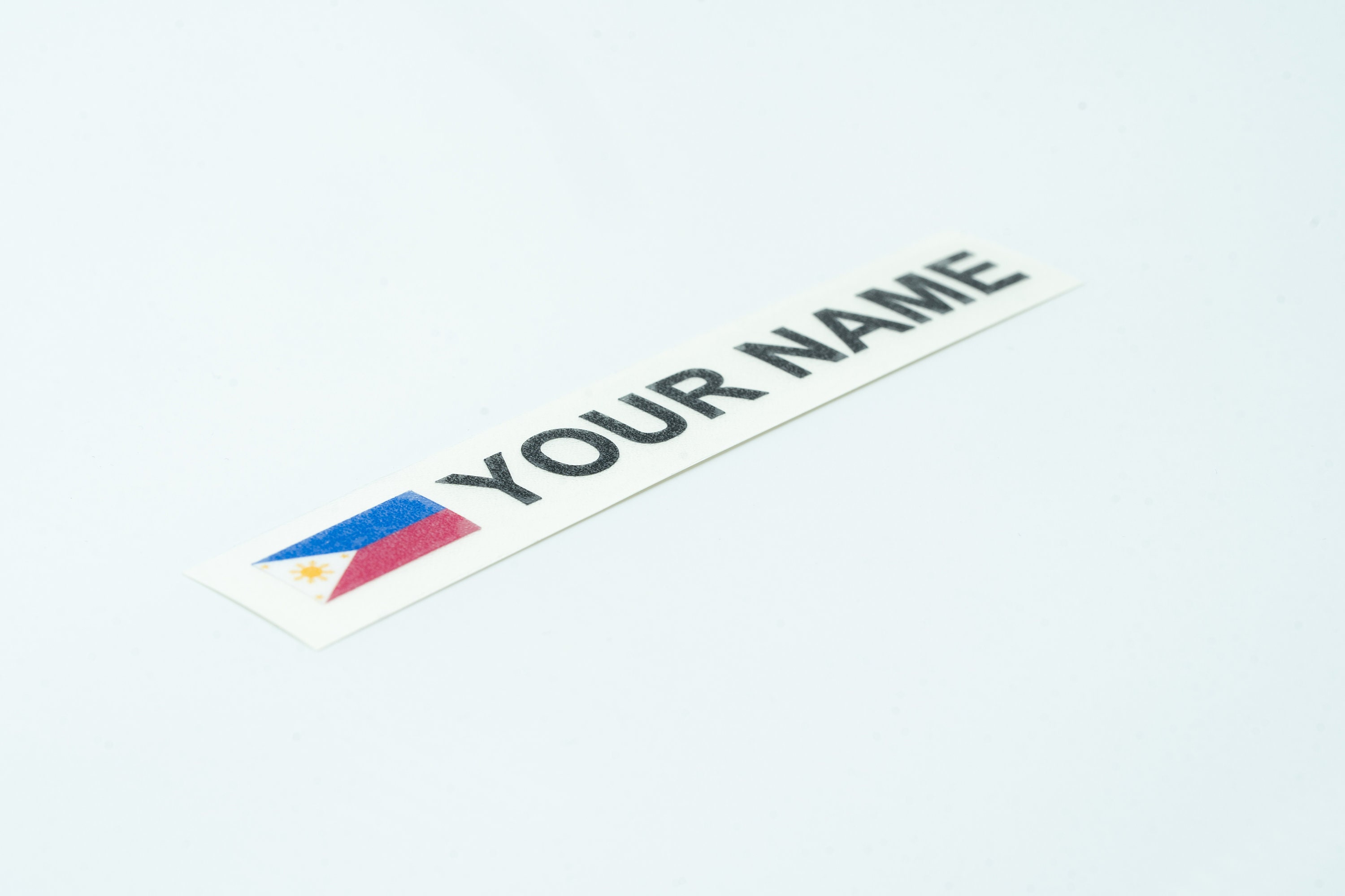 Custom Philippines Flag Name Bike Decal/sticker - Etsy