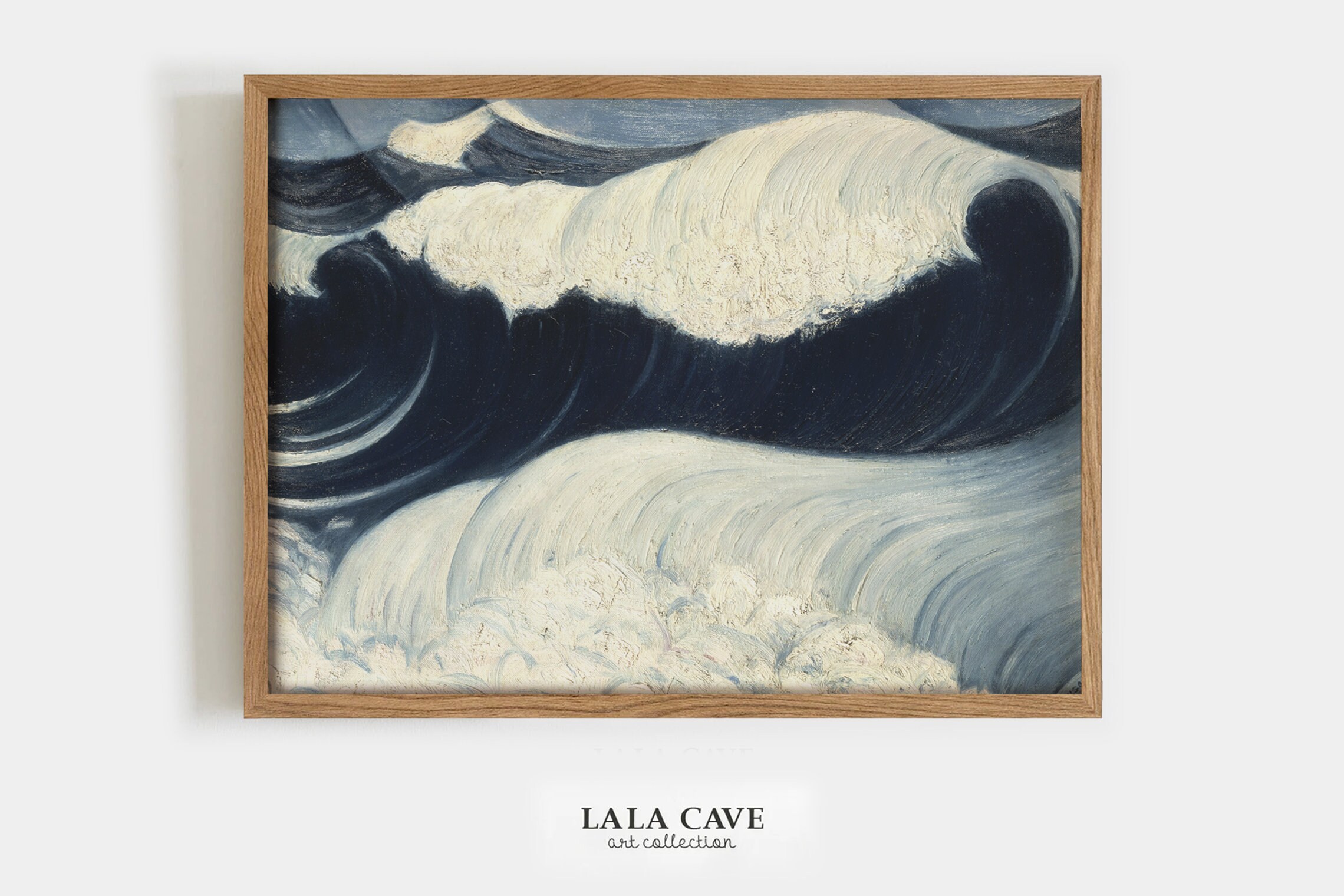 Ocean Wave Art Print Instant Download Painting of the Wave Beach Wall ...