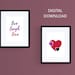 Live-laugh-love.digital Download Print, Living-room Art,bedroom Art, A4 ...