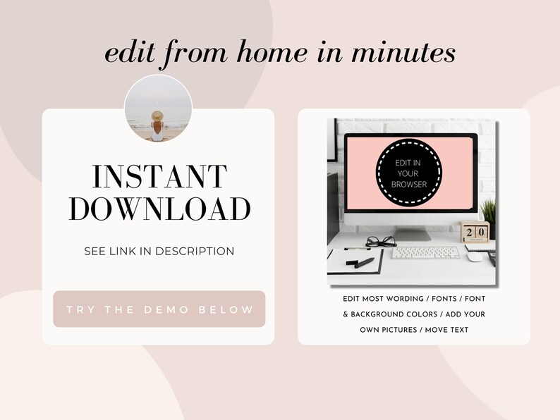 Minimal Wedding Invitation & Signs Bundle Modern Wedding - Etsy