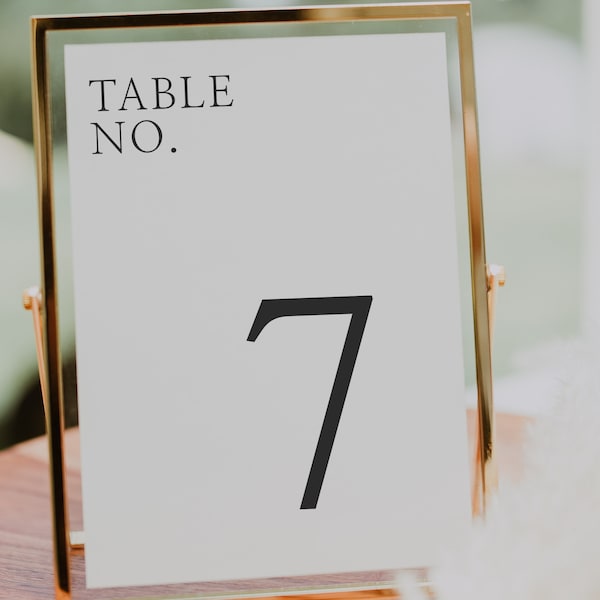Printables Table Numbers - Etsy