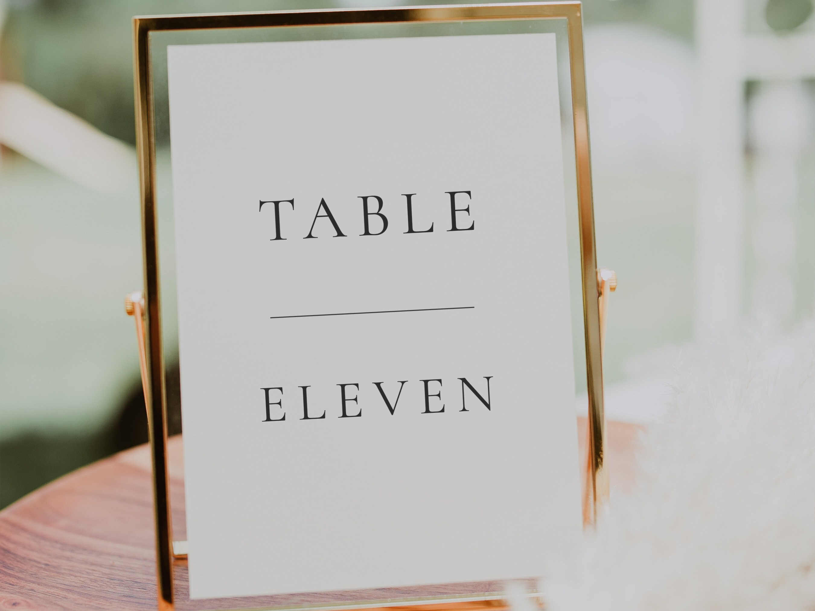 Printable Table Numbers Minimal Table Numbers Wedding Table - Etsy UK