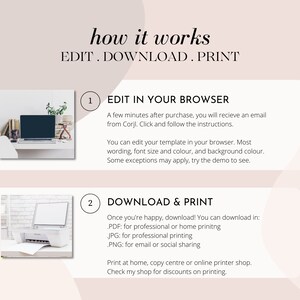Elegant Cards and Gifts Sign Printable Template, Wedding Sign Template ...