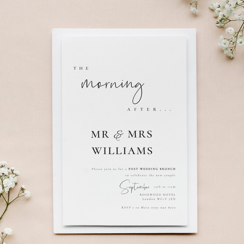 Post Wedding Brunch - Etsy