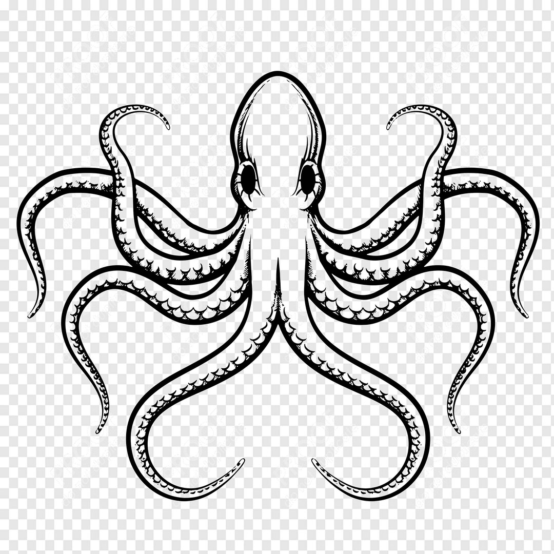Octopus SVG, Octopus Clipart, Octopus Svg Cut, Octopus Vector, Cut File ...
