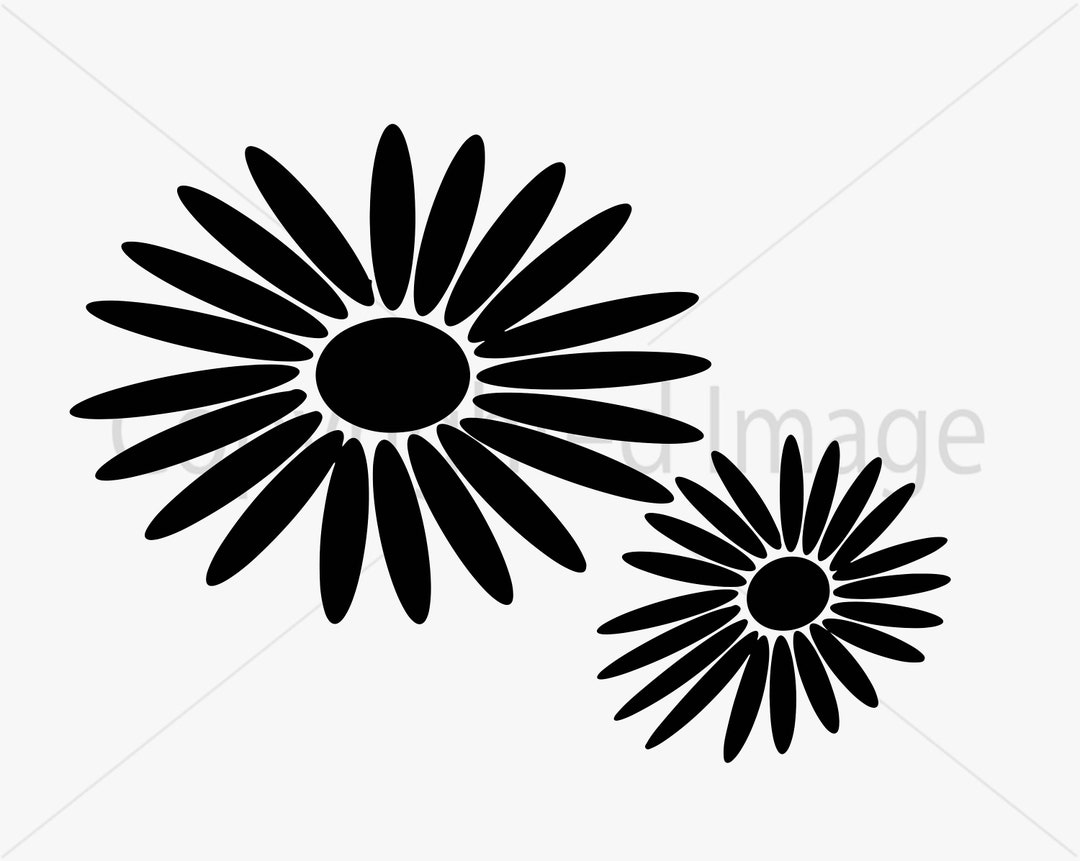 Daisy SVG File, Daisy DXF, Daisy Png, Daisy Flower Svg, Daisy Flower ...