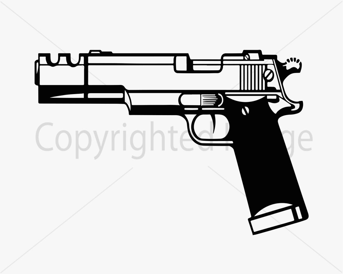 Gun SVG Gun SVG Handgun Svg Pistol Svg Weapon Gun - Etsy