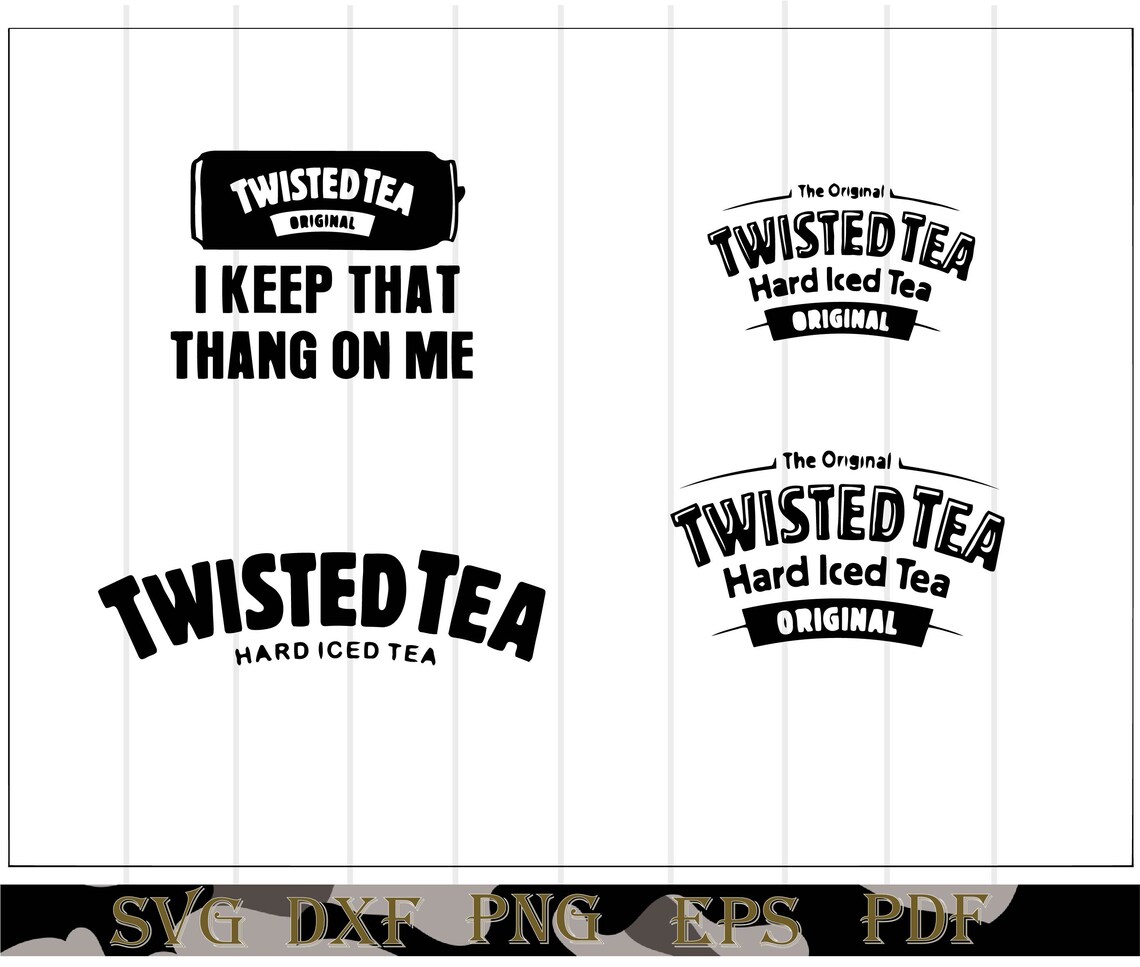 Twisted Tea SVG Twisted Tea DXF Twisted Tea Clipart Twisted | Etsy