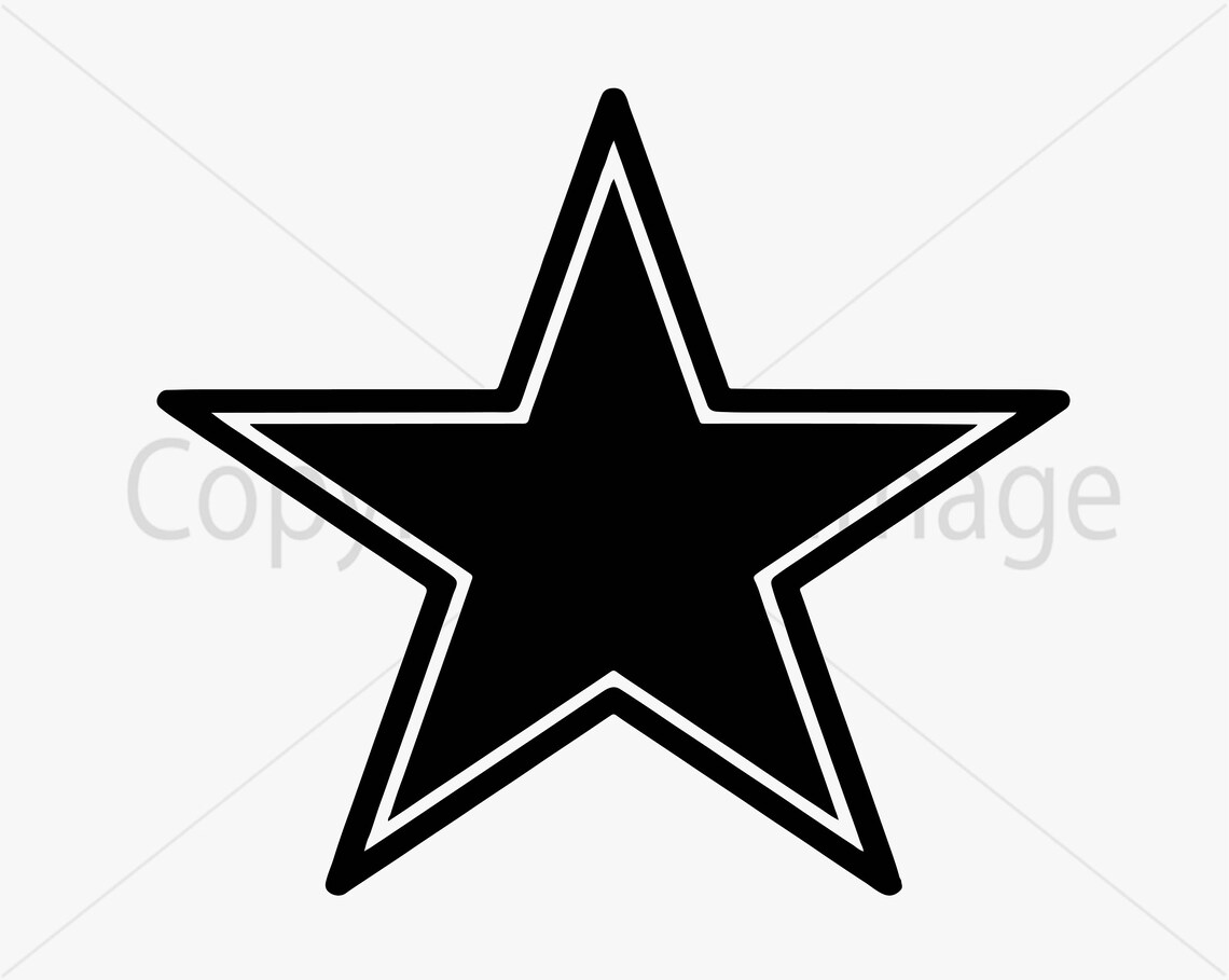 Star. Cut files for Cricut. Clip Art silhouettes | Etsy