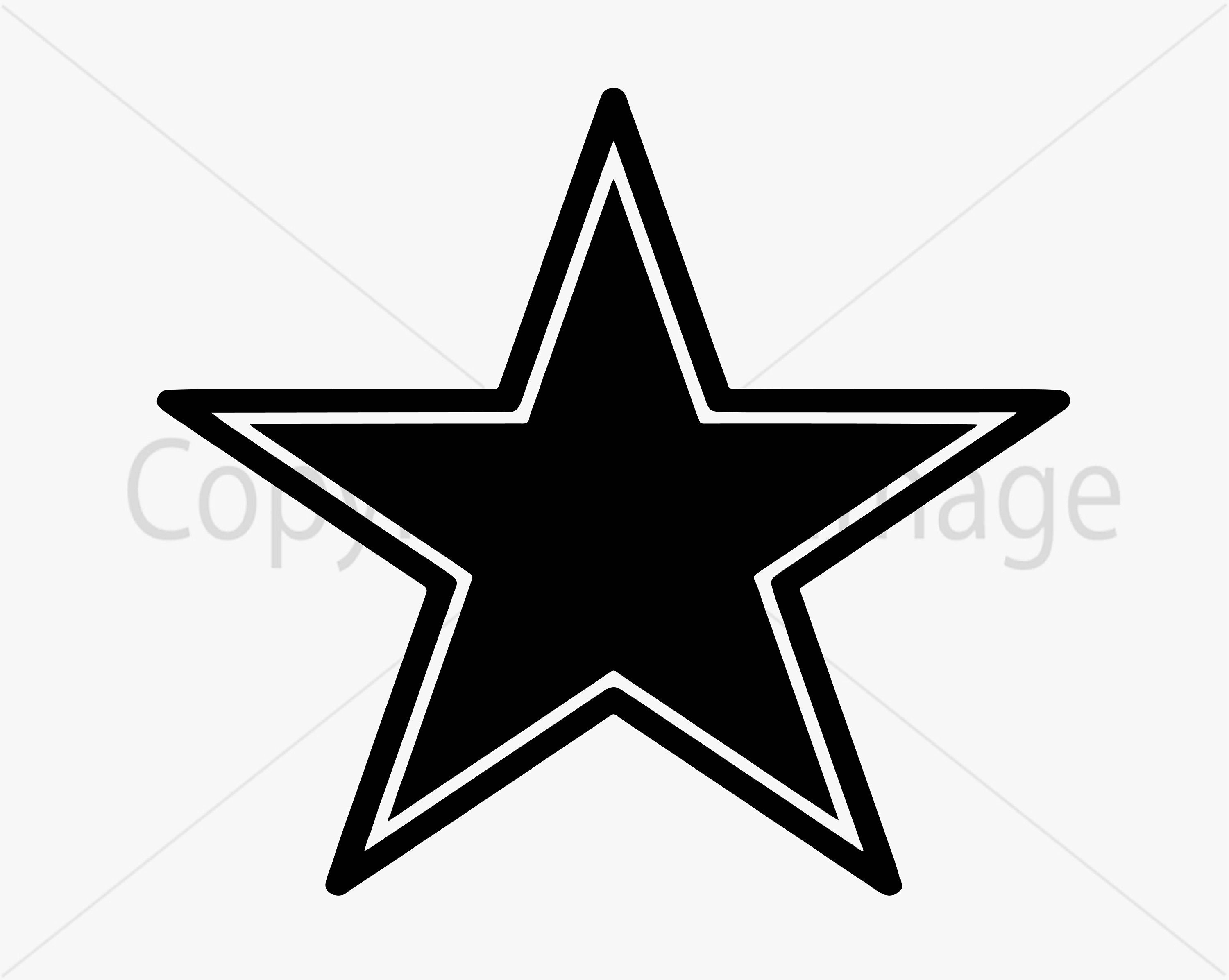 Star. Cut files for Cricut. Clip Art silhouettes | Etsy