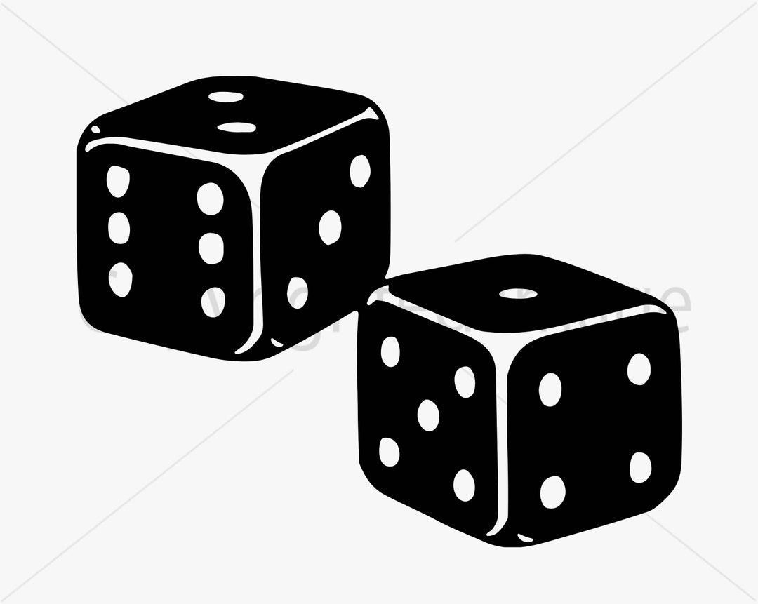 Dice Svg, Two Dice Svg, Casino Svg, Gamble Svg, Gambling Svg, Las Vegas ...
