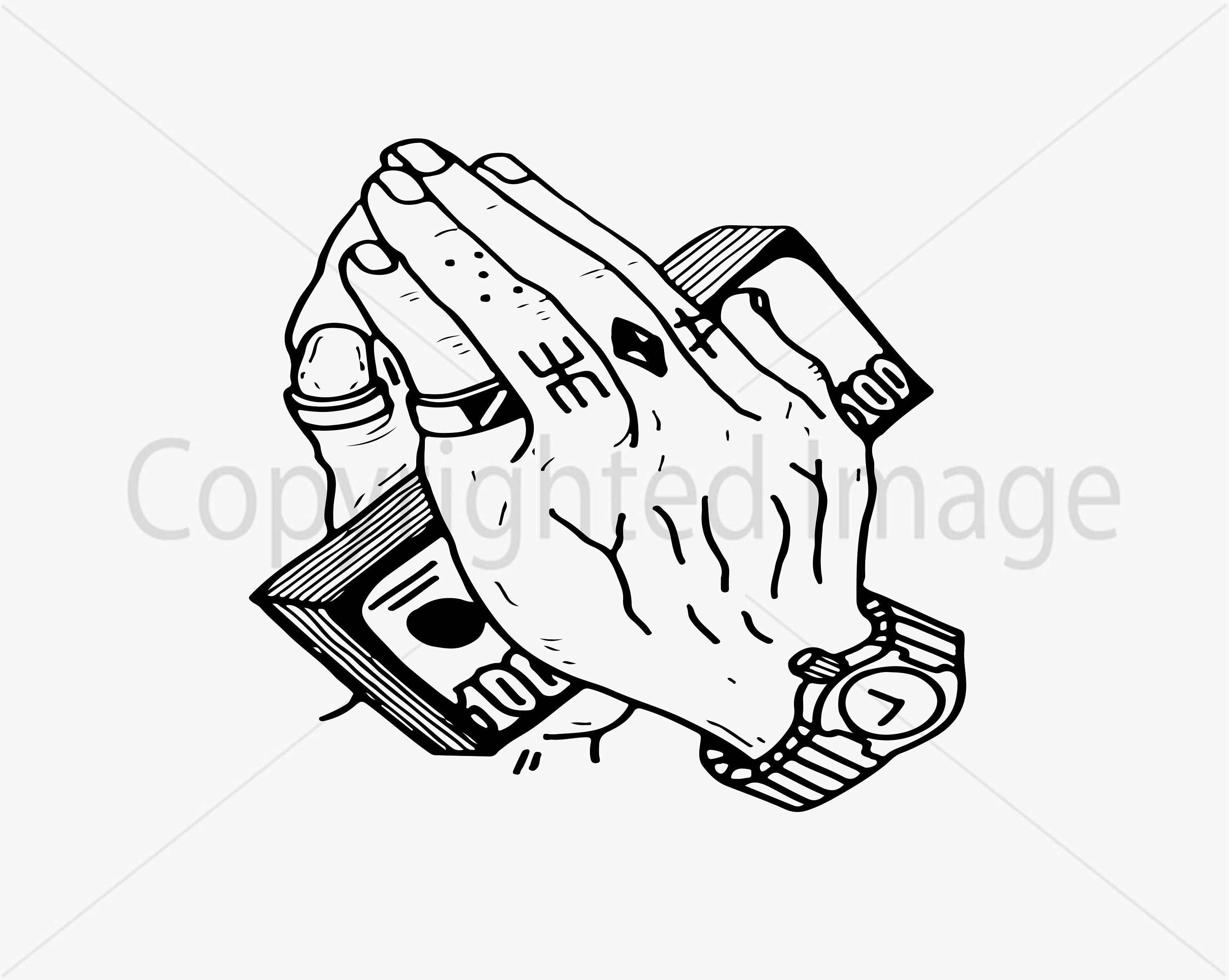 Money Drip Dripping Cash 100 Hundred Dollar Bills Rich Hold | Etsy